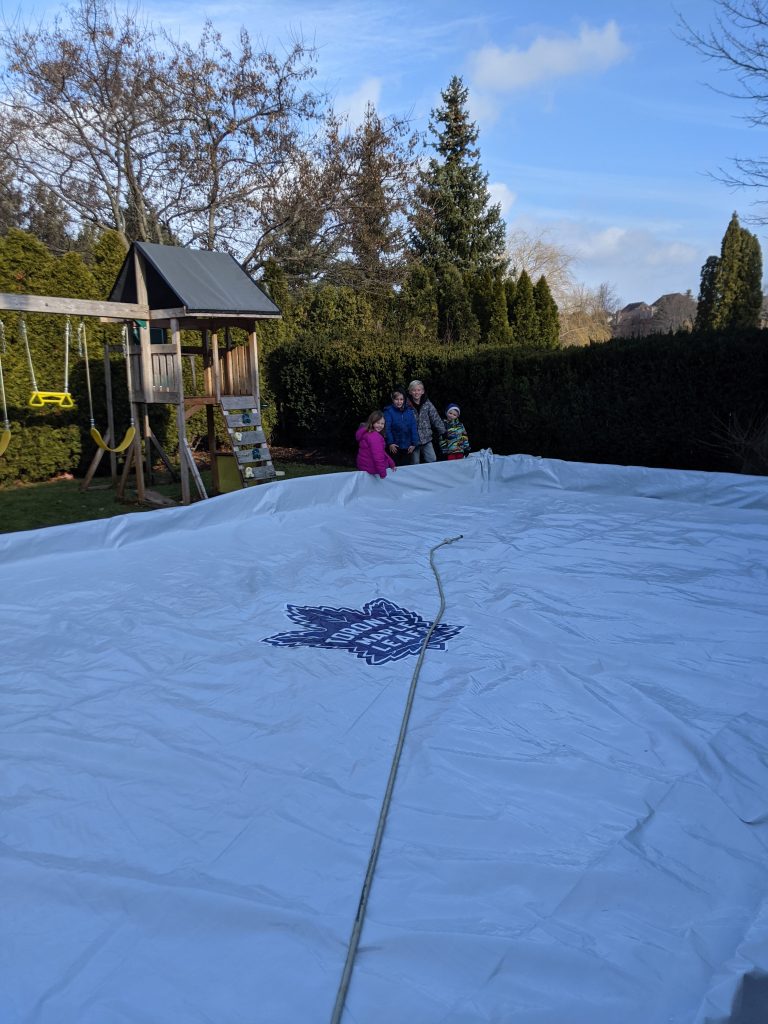 Rink Liners and Backyard Skating Rink Tarps | Gallery